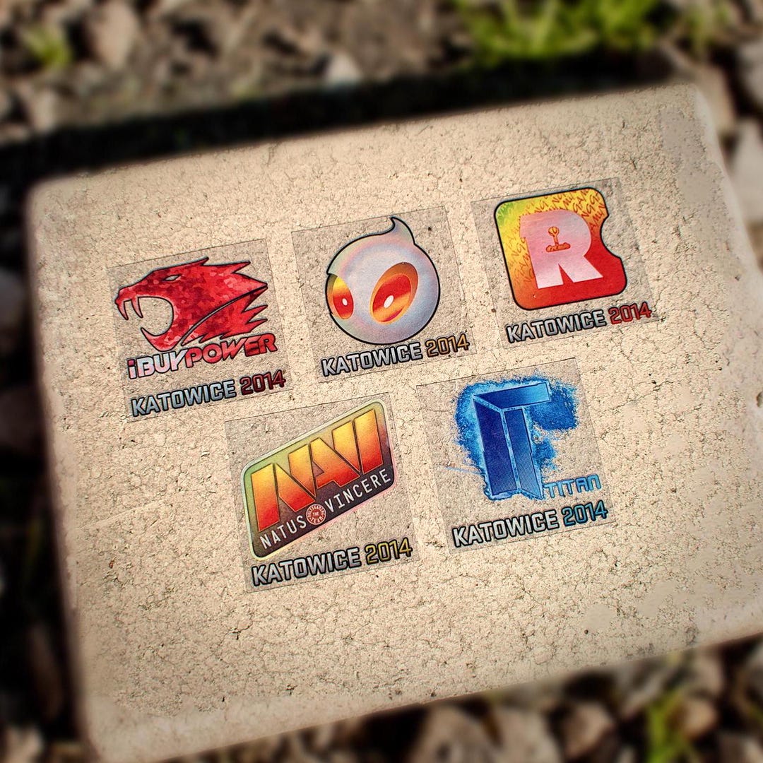 5x Transparent Stickers | Katowice 2014 | CS2 | Counter Strike 2 | CS ...