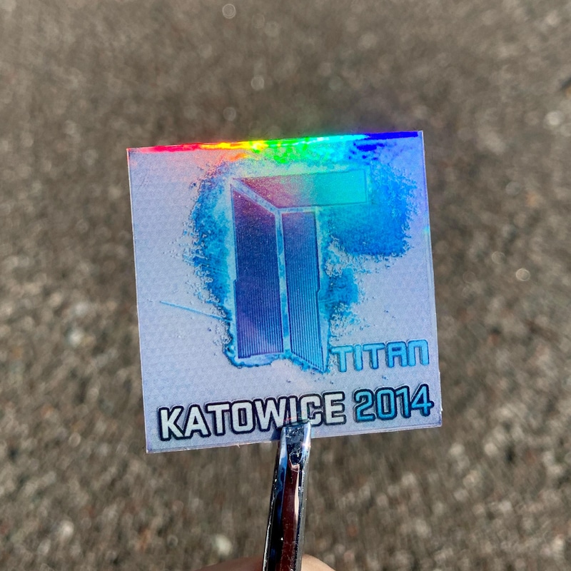 Titan Holo Stickers - Etsy