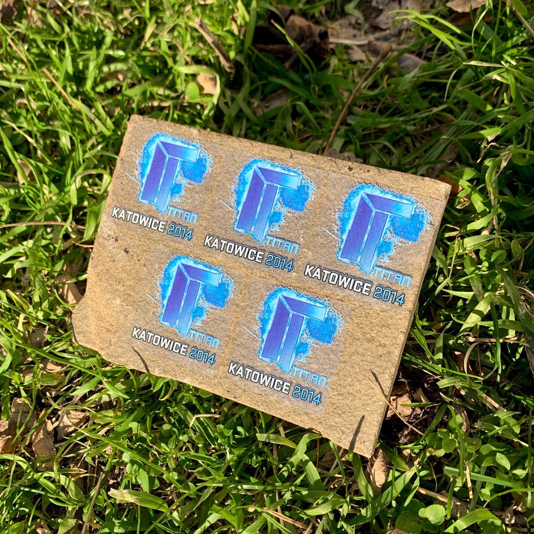 5x Titan Katowice 2014 | Transparent Sticker Pack | CS2 | Counter ...