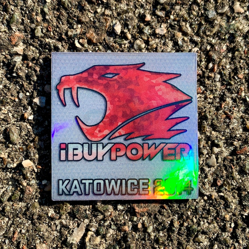 Ibuypower holo Katowice 2014 Sticker on the Background CS2 Counter ...