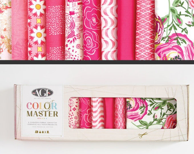 Life is Pink No 2 - Color Master - Art Gallery Fabric - 10 Fat Quarter ...