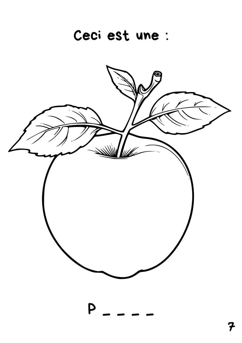 Learn Fruits and Vegetables by Coloring - Etsy