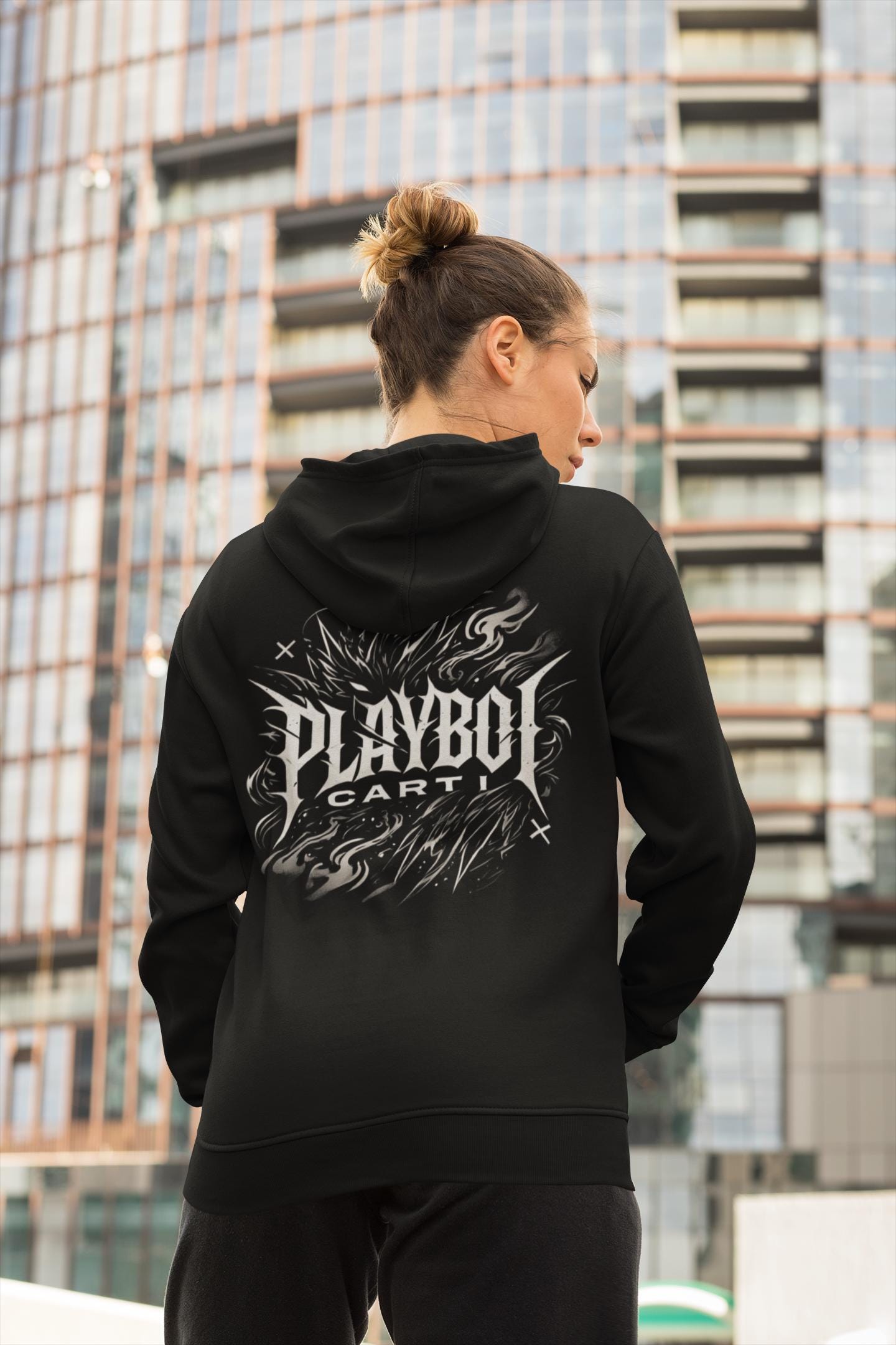 Playboi Carti Hoodie ALL RED Playboi Carti Merch Unisex Hip-hop Hoodie ...