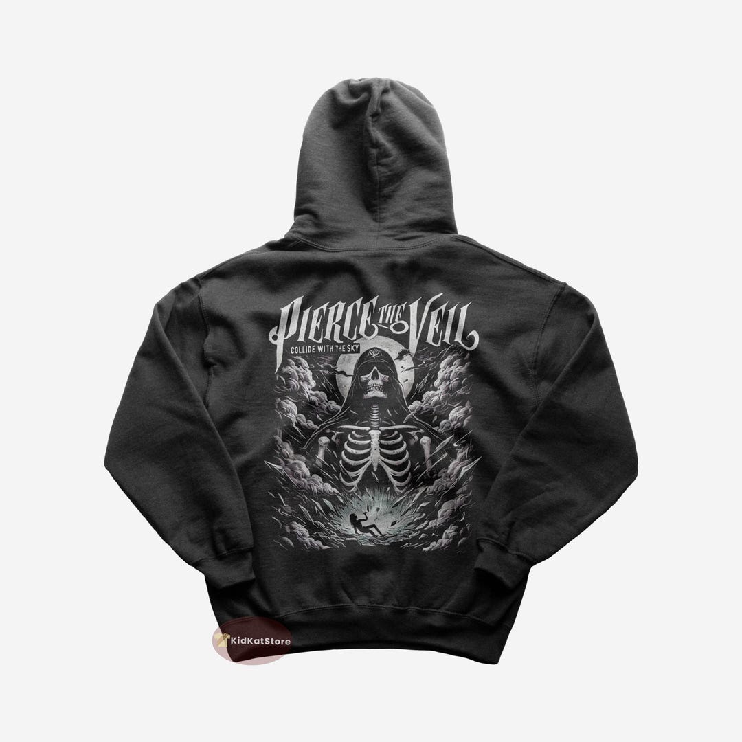 Pierce the Veil Hoodie - Hell Above - Pierce the Veil Merch - Unisex ...