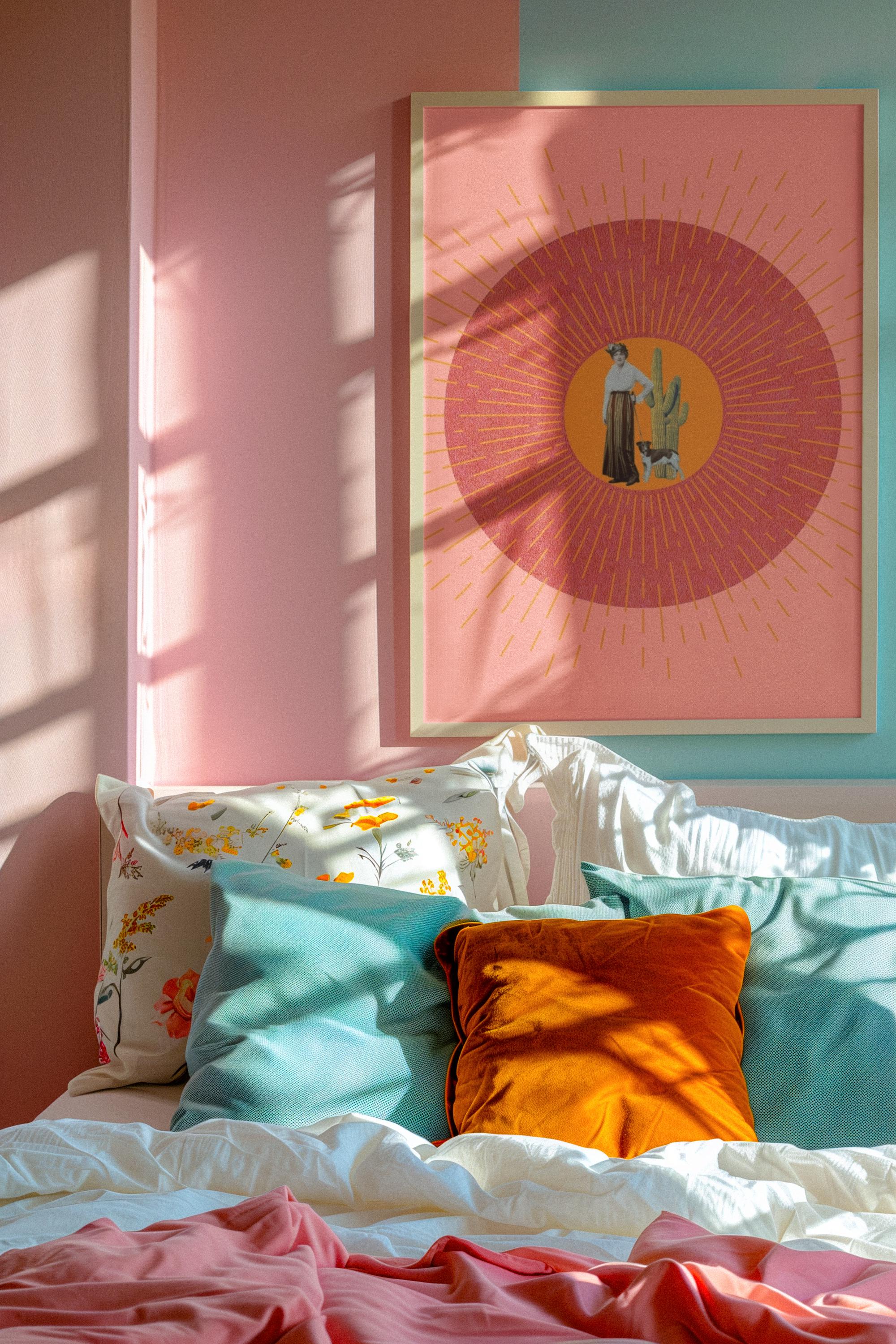 Vintage Desert Explorer Collage Art Cactus and Retro Printable Wall Art ...