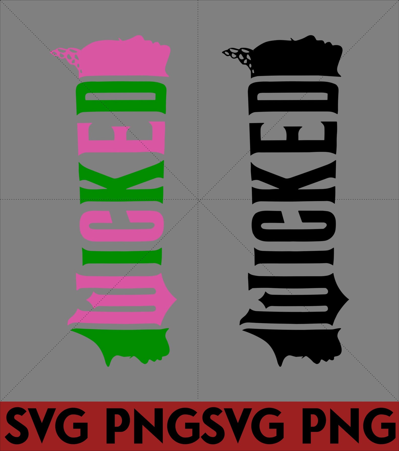 Wicked Movie SVG Wicked PNG Wicked Vinyl Wicked Cricut Elphaba Glinda ...