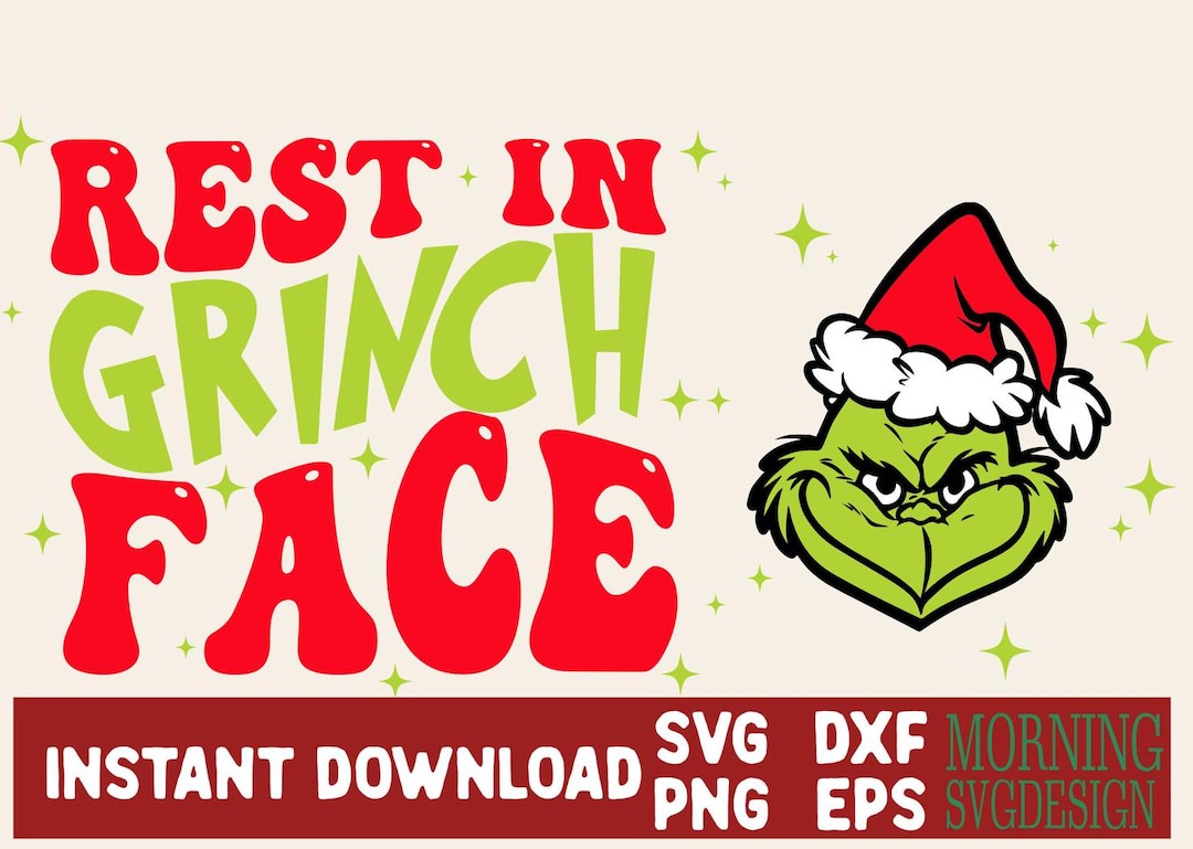 Grinch Face Svg, Grinch Hand, Grinch SVG Bundle, Grinch Ornament ...