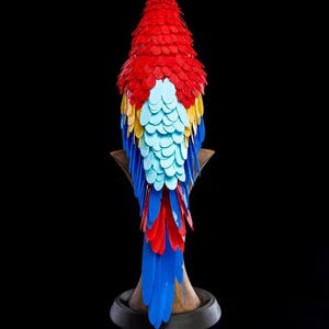 Macaw Statue 3D Printed - Etsy