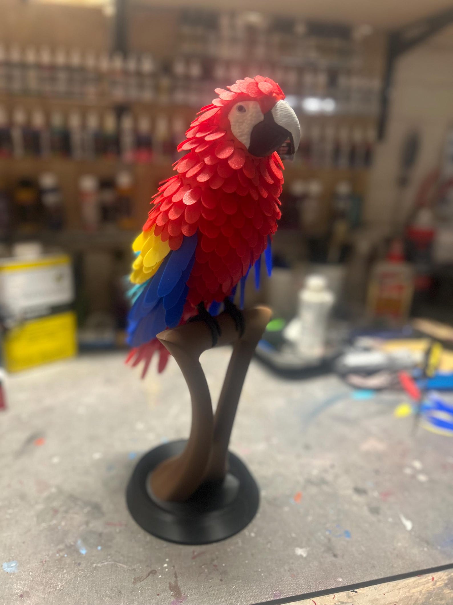 Macaw Statue 3D Printed - Etsy UK