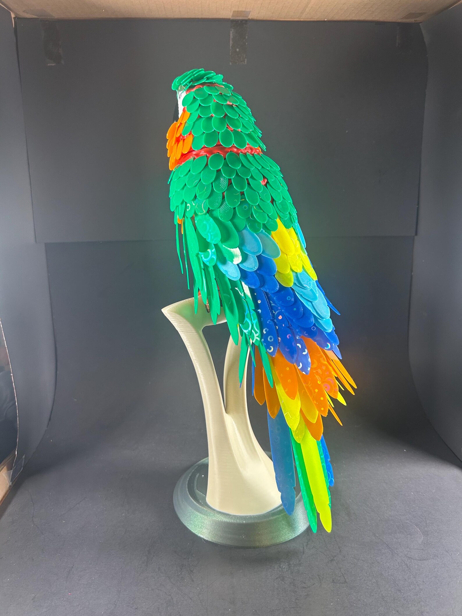 Macaw Statue 3D Printed - Etsy