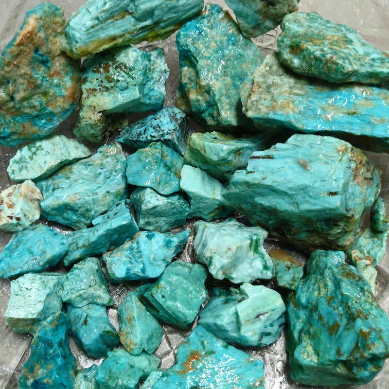 Raw Turquoise Stone - Etsy