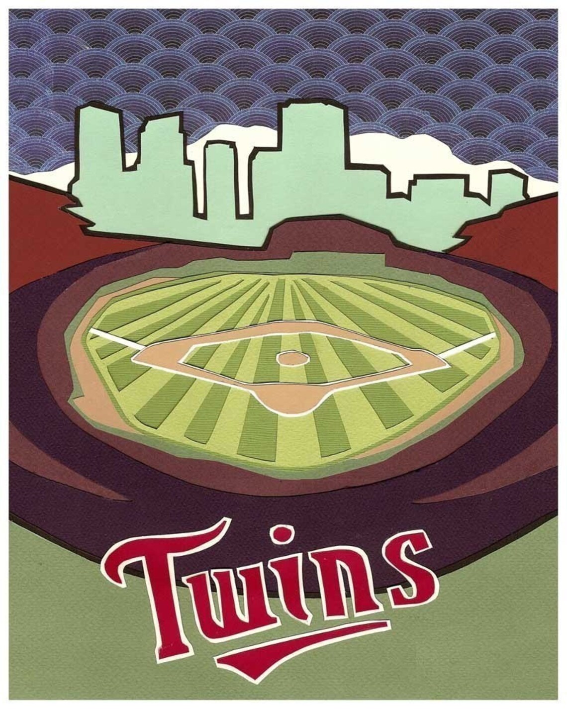 Target Field Minnesota Twins Print - Etsy