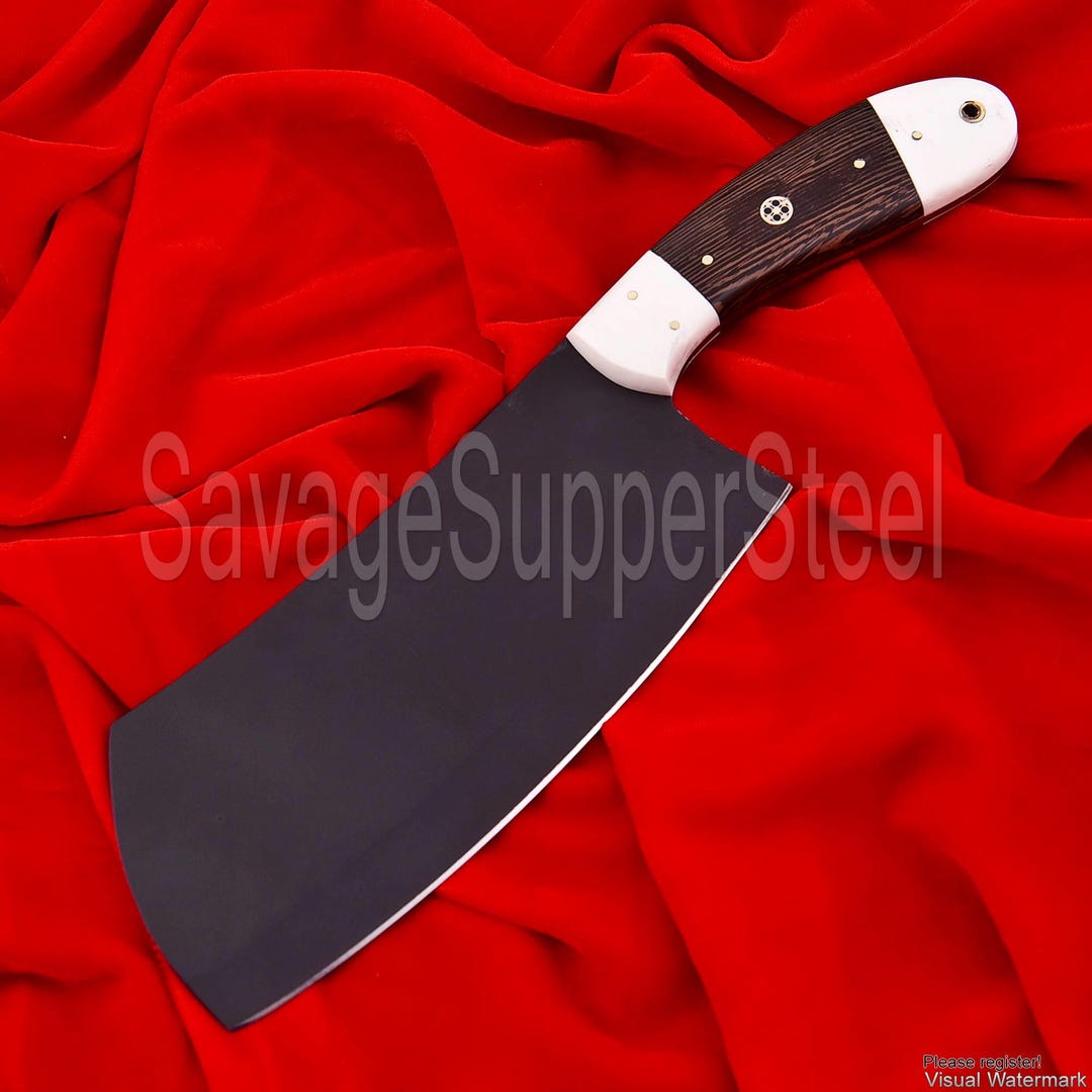 Handmade Cleaver Knife Custom Groomsmen Gift Personalized Cleaver Meat ...