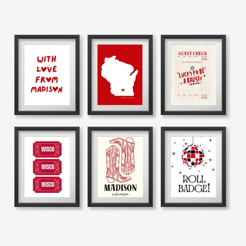 Uw Madison - Etsy