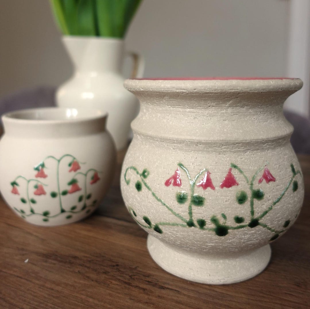 Vintage Gabriel Stoneware Pottery, Scandinavian Coquette Vase, Hand ...