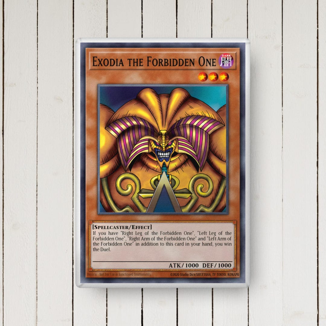 Yu-gi-oh Plush Pillow, Exodia the Forbidden One - Etsy