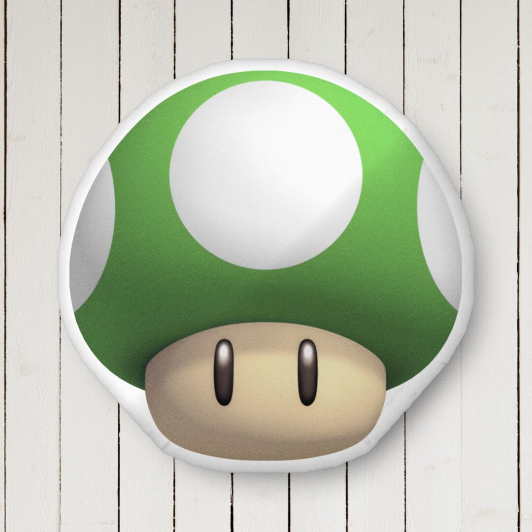 1-up Mushroom Plush | Super Mario Inspired | Handmade Soft Toy | Video ...