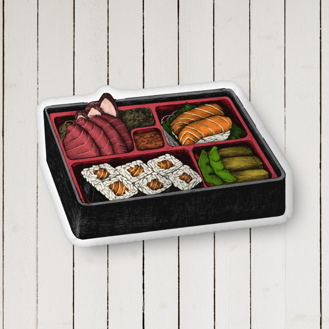 Bento Box shaped Pillow - Etsy