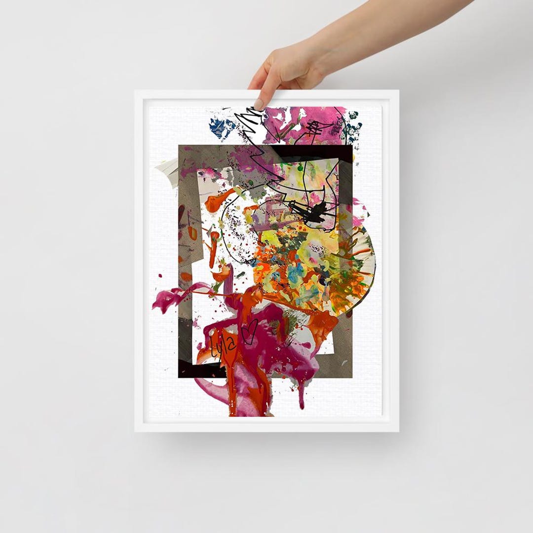 Your Child's Artwork, Transformed Into a Custom-made Art Piece - Etsy