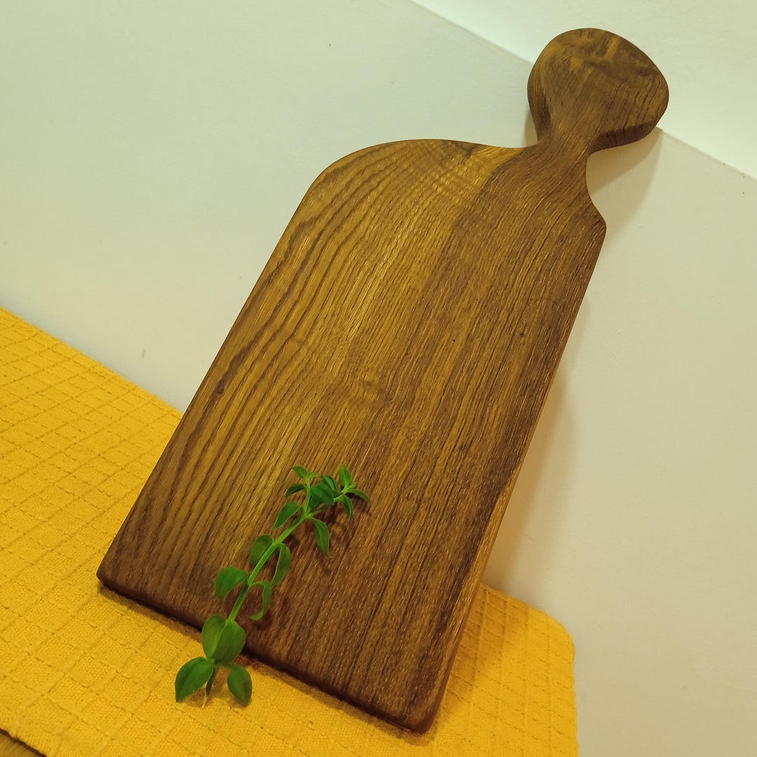 Oak Wood Serving Board, Charcuterie Board, Meat and Cheese Board ...