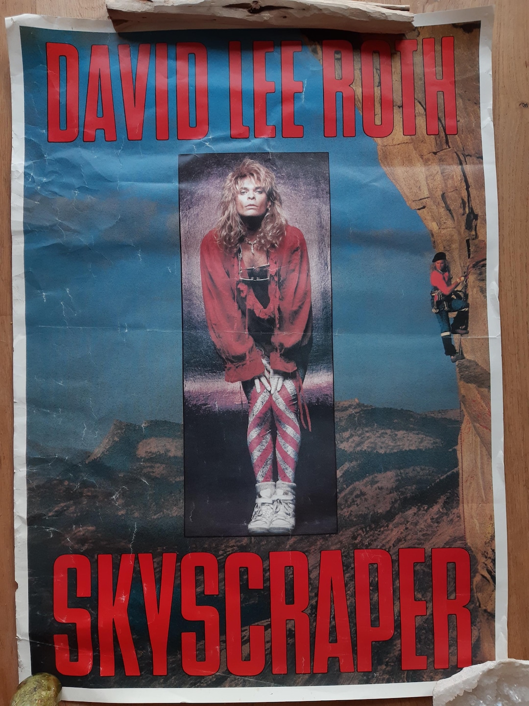 Vintage Poster David Lee Roth. 1980s. Weird - Etsy