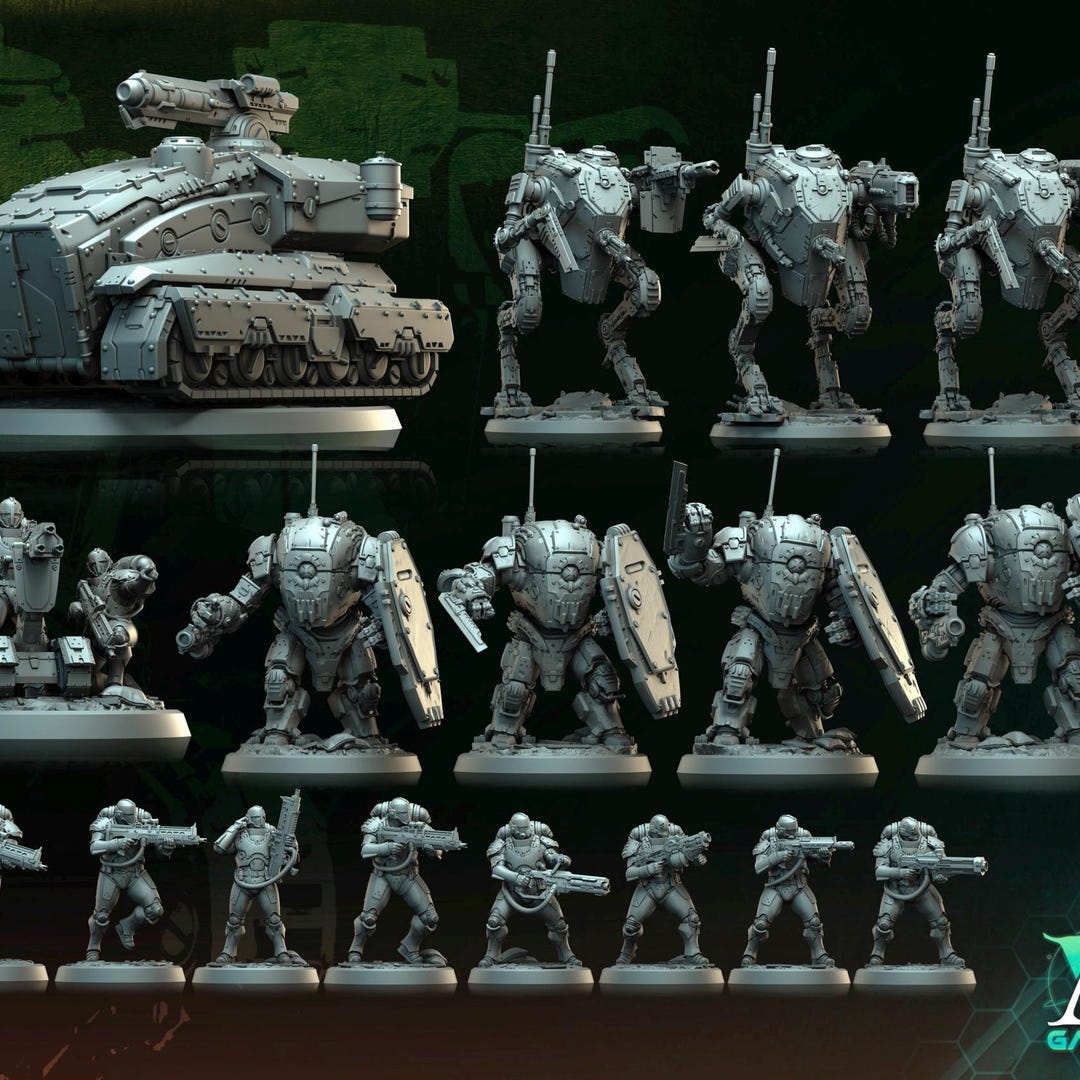 Set: Morior Invictus - Argo Commando by Archvillain Games [32 Mm Scale ...