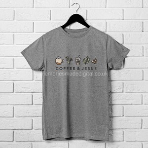 Coffee & God Embroidery File - Coffee Lover Embroidery - Religious ...