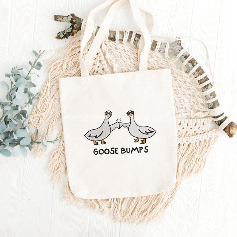 Goose Bumps Embroidery Design - Cool Geese Stitch File - Embroidery ...