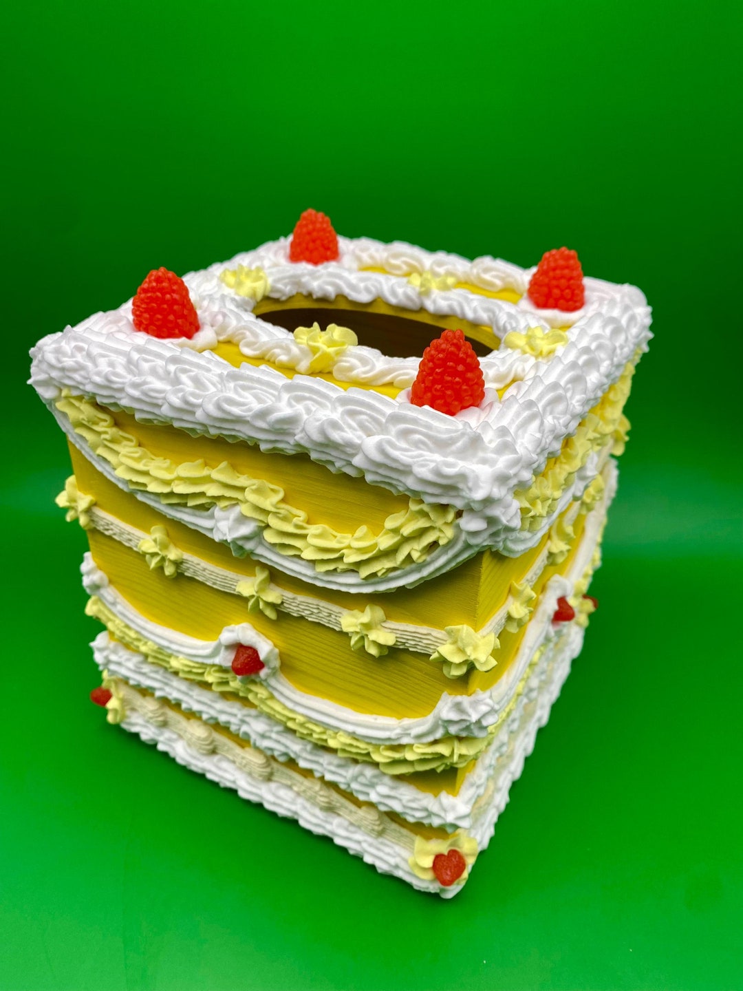 Fake Cake Tissue Box/cake Tissue Box/cake Tissue Cover/tissue Cover ...