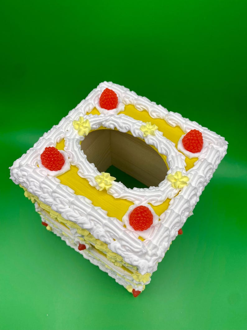 Fake Cake Tissue Box/cake Tissue Box/cake Tissue Cover/tissue Cover ...