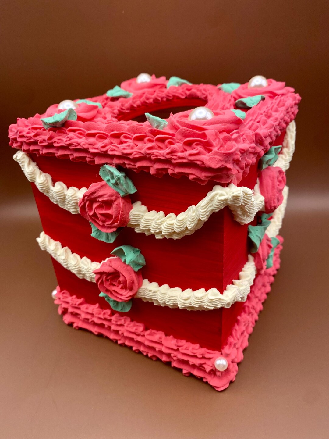 Fake Cake Tissue Box/cake Tissue Box/cake Tissue Cover/tissue Cover ...