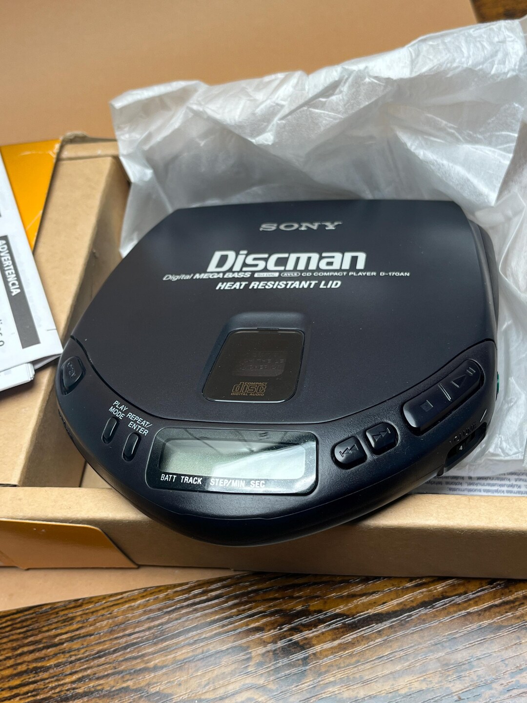 Sony Discman D-171 CD Player With Box | Megabass Portable Audio, Tested ...