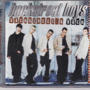 Backstreet Boys Back CD | 1997 Pop Album | Boy Band Music Collectible ...