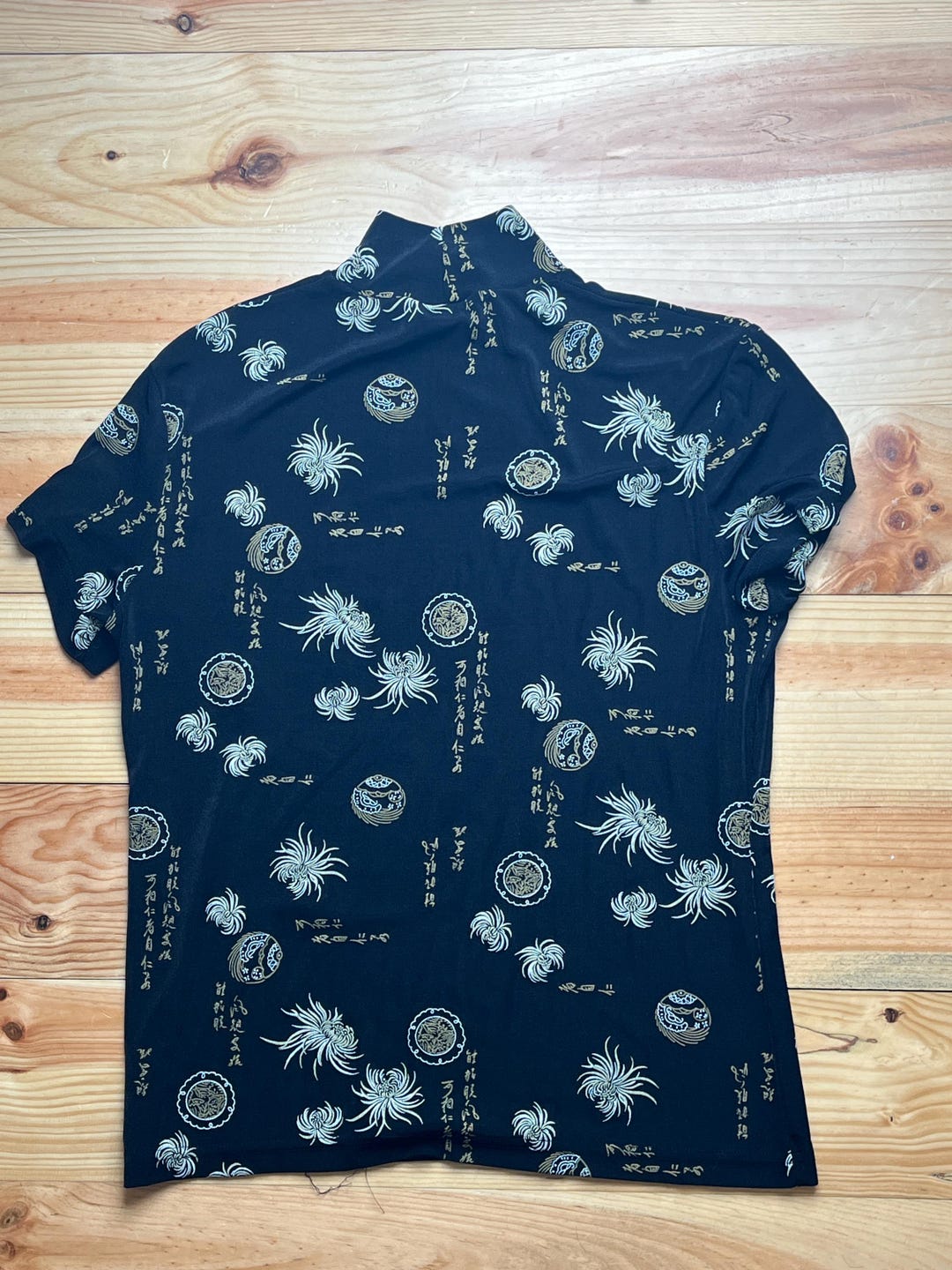 1970s Frazier Lawrence Japanese Vintage Shirt Kiku Chrysanthemum ...