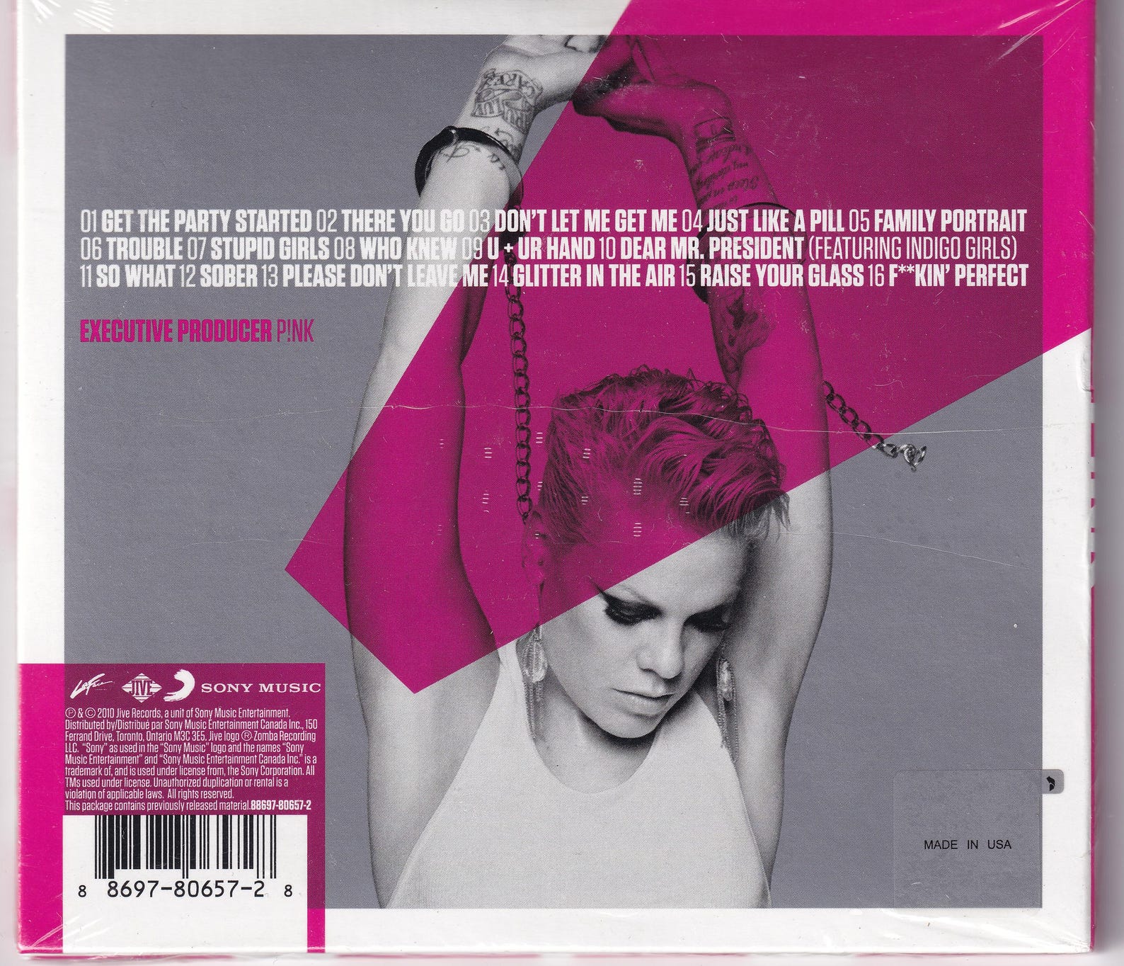 P!NK Greatest Hits CD | Factory Sealed | so What, Just Like a Pill, Get ...