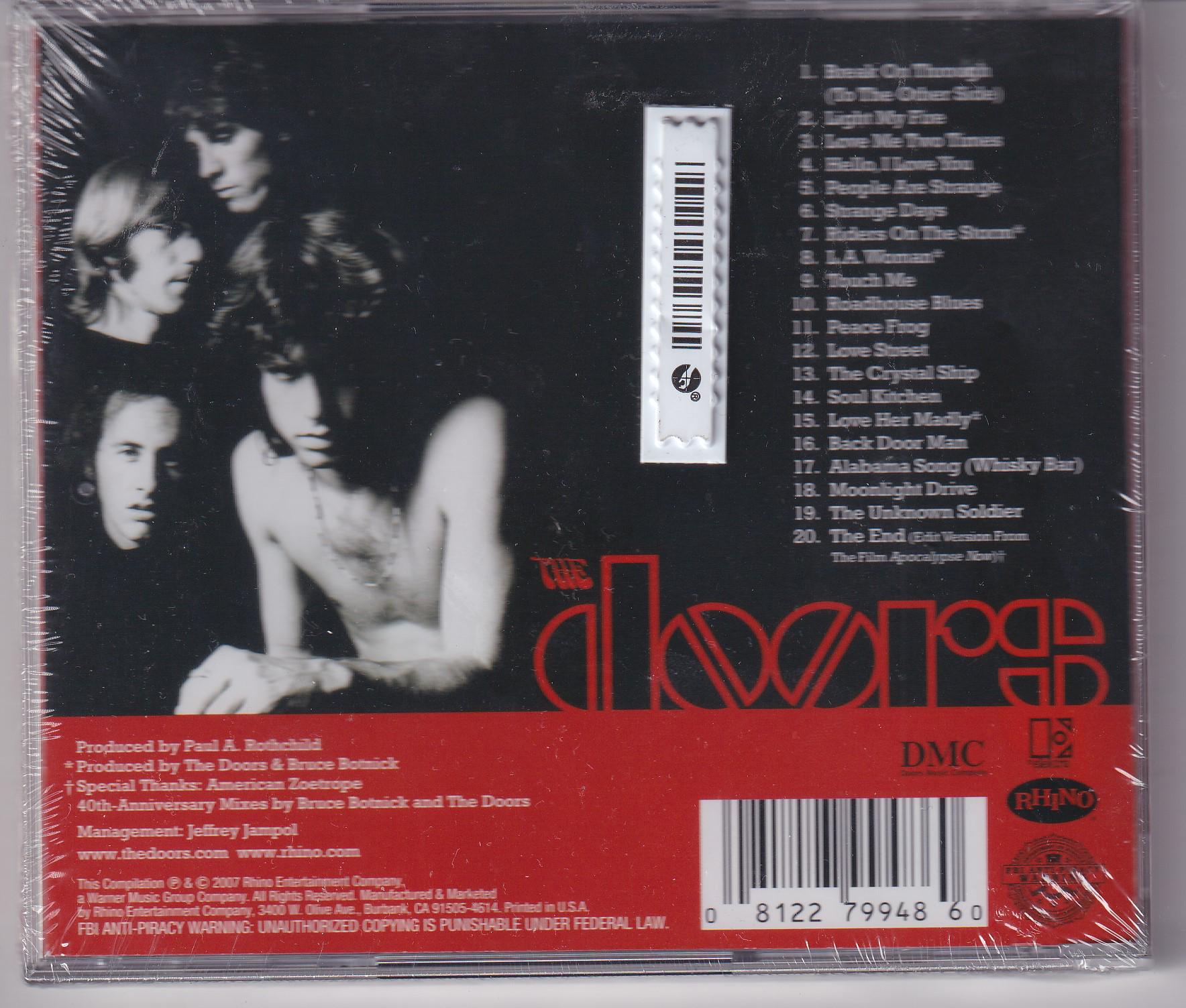 The Doors: Essential Hits Collection – Sealed CD of Classic Rock ...