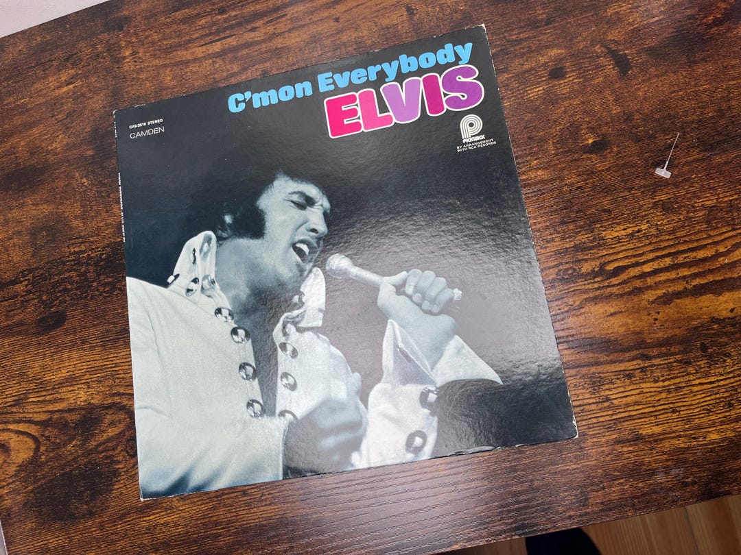 Elvis Presley – “c’mon Everybody” (1971 German Pressing) • Vintage ...
