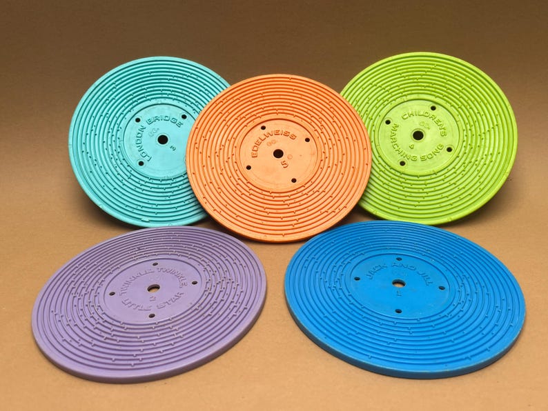 Vintage 1970s Fisher Price Record Player | Rare Toy With 6 Tested ...