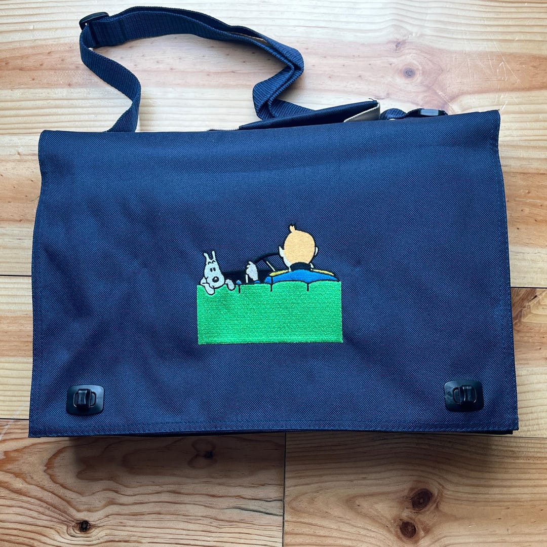 Tintin Messenger Bag 2001 | Moulinsart Satchel | Rare Comic Collectible ...