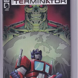Transformers Vs Terminator 4 Epic Showdown 2020 Comic by IDW Montfort ...