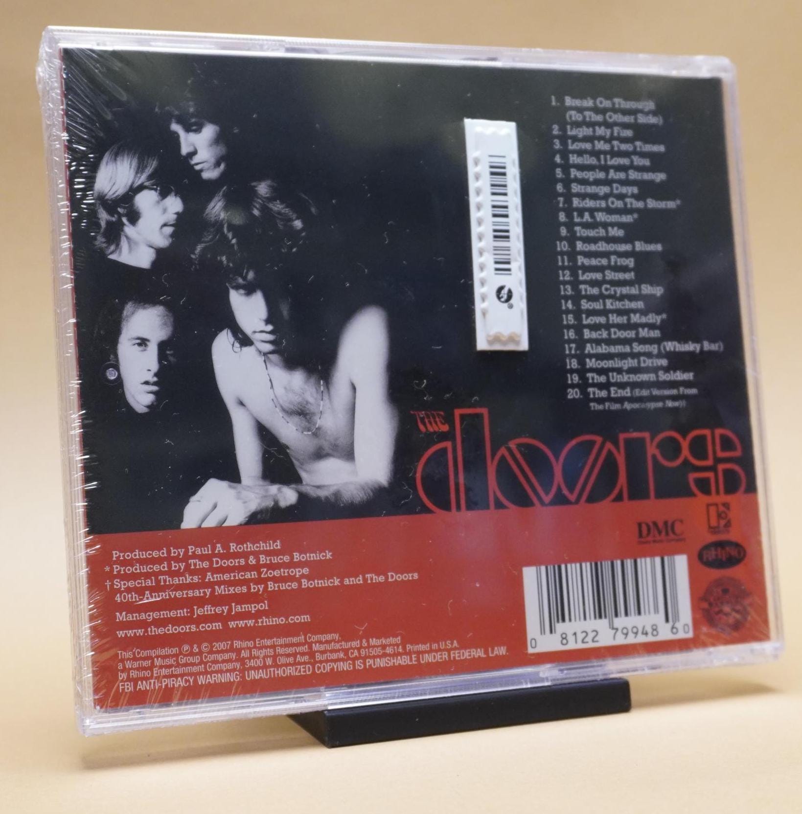 The Doors: Essential Hits Collection – Sealed CD of Classic Rock ...
