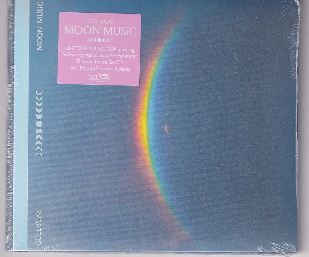 Coldplay Moon Music CD Limited Edition, First Pressing, New Sealed ...