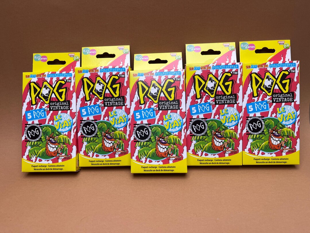 POG Series 1 French Edition Booster Pack | 2020 Asmodee Reissue 25 Pogs ...