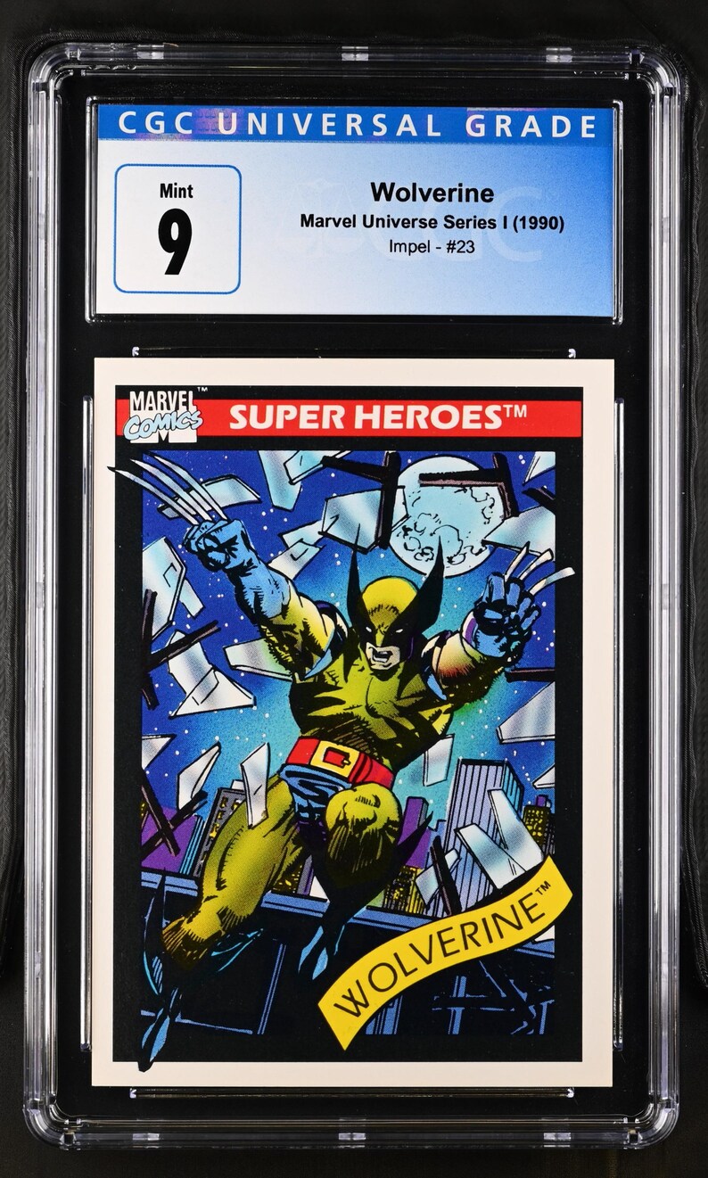 1990 Marvel Universe Series 1 Wolverine 23 Impel Mint 9 Trading Card - Etsy