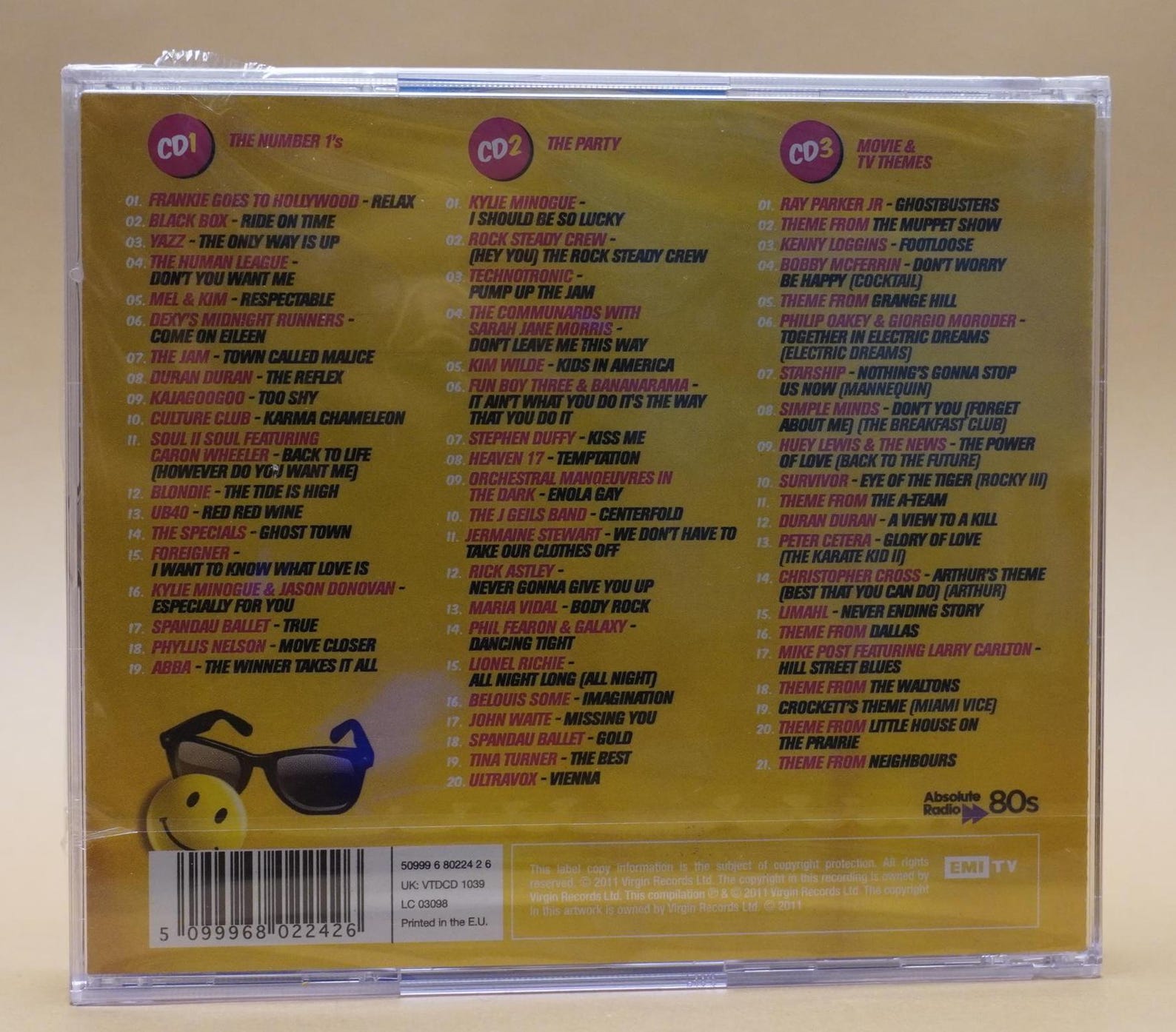 80s Music Collection: Nostalgic 3-disc Set for CD Lovers & Retro Fans ...