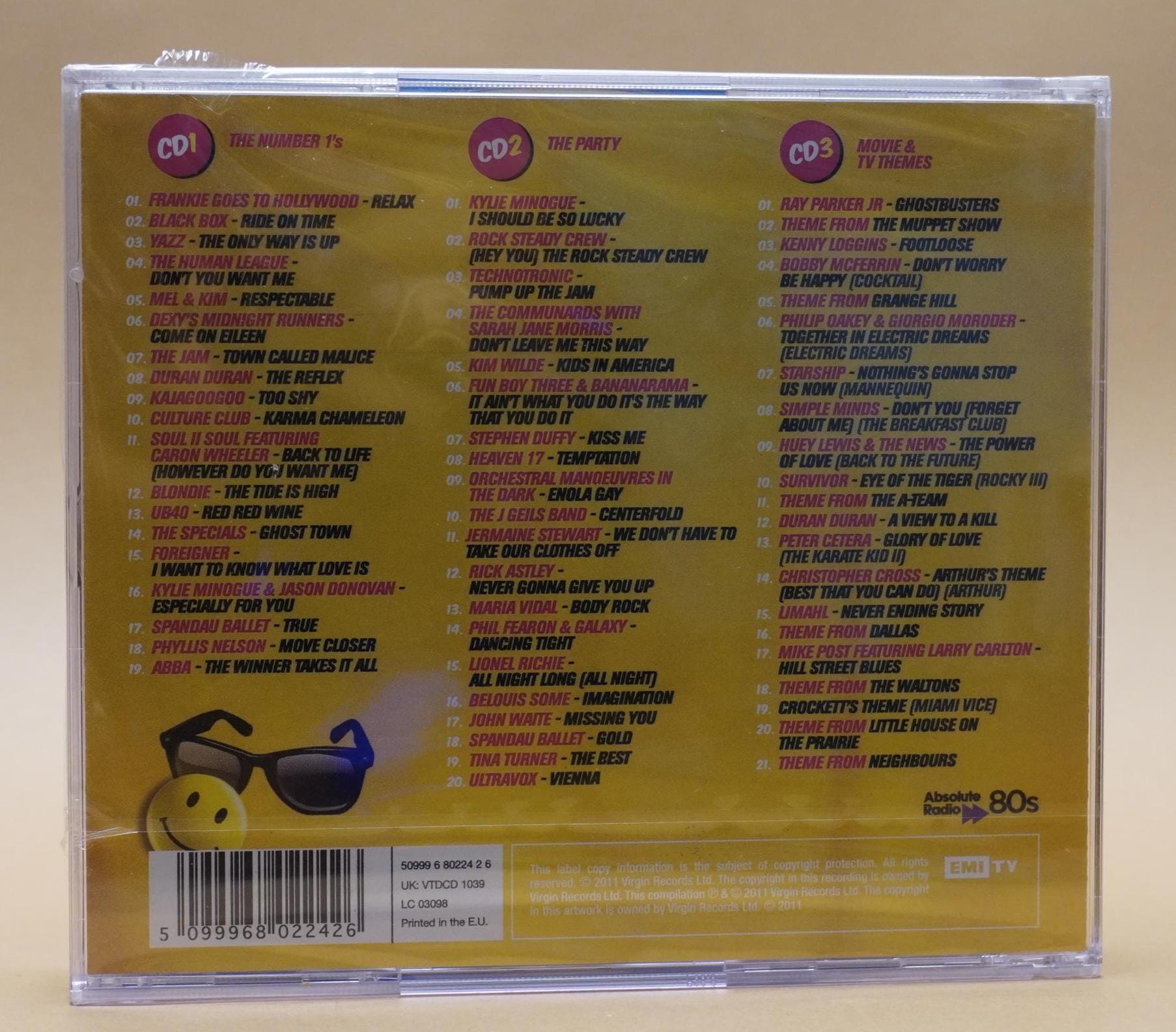 80s Music Collection: Nostalgic 3-disc Set for CD Lovers & Retro Fans ...