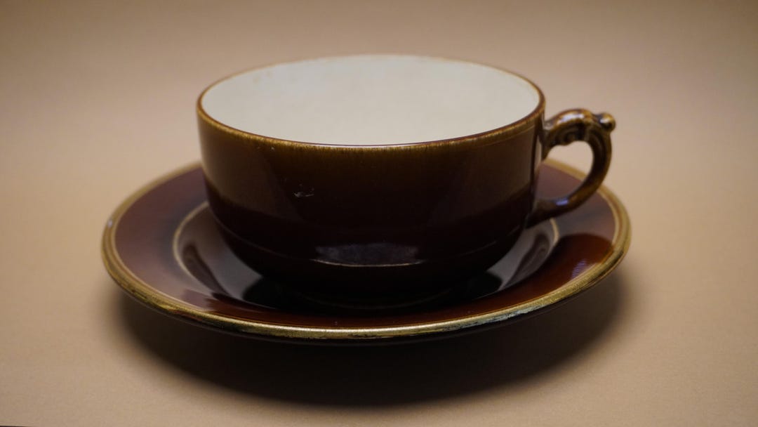 Vintage Mid-century Modern Teacup and Saucer Set Retro Elegance - Etsy