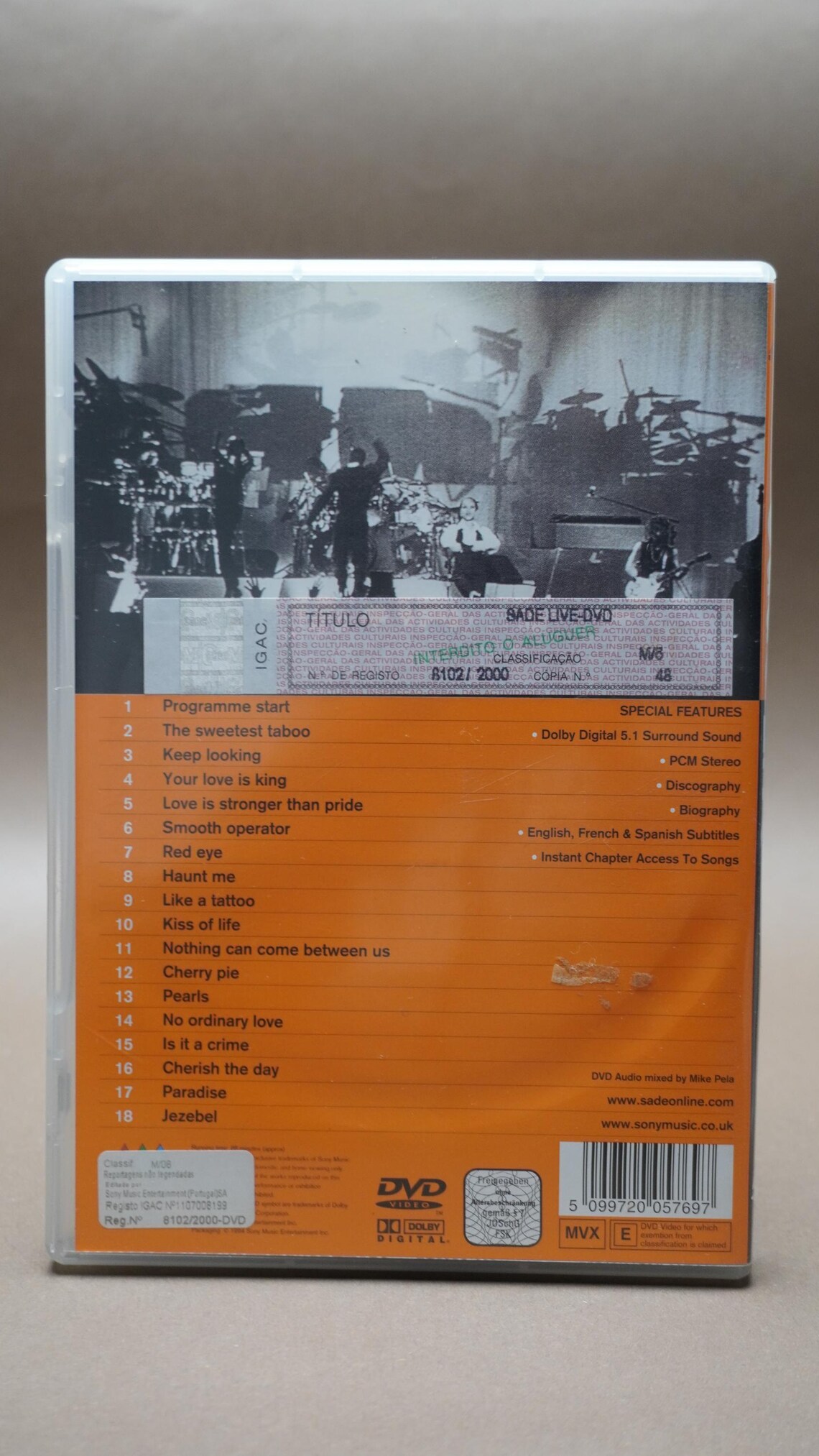 Vintage Sade Concert DVD 1993 | Ideal for R&B Soul Collectors | Live ...