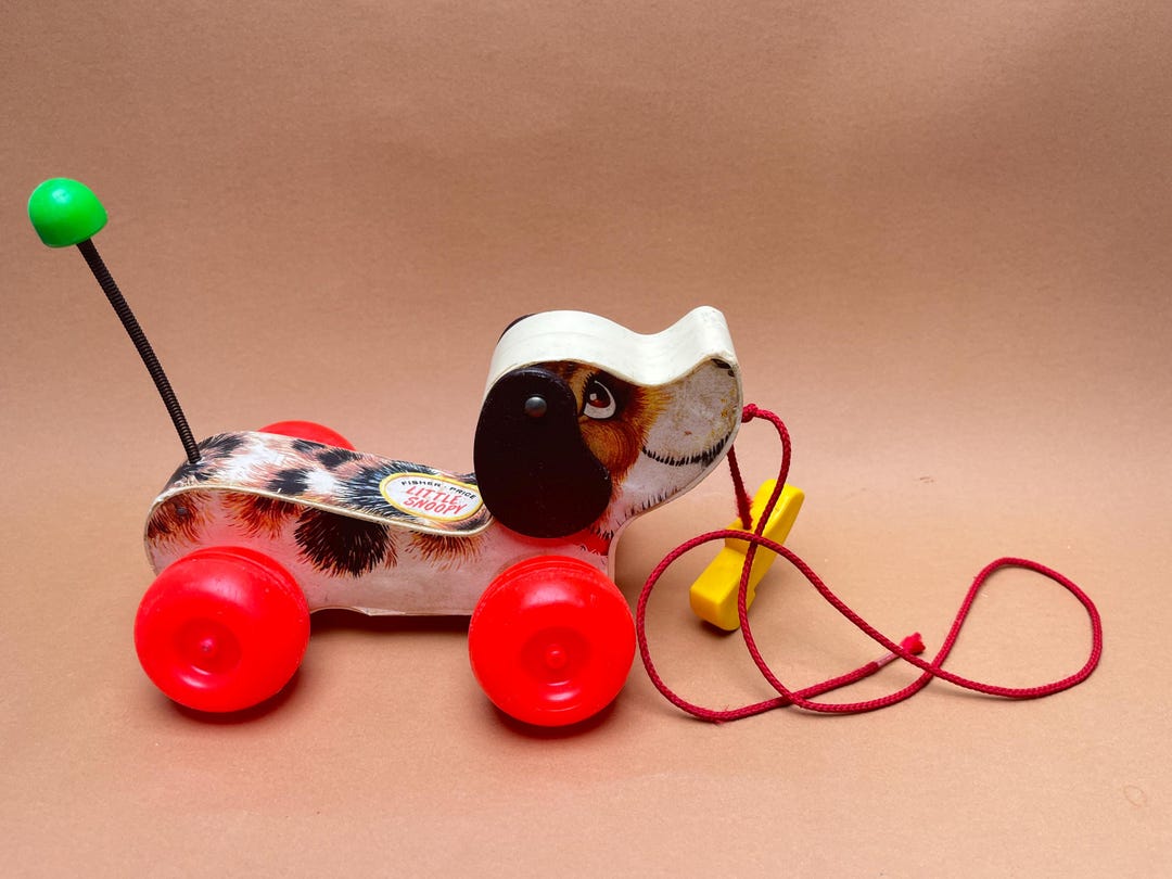 Vintage 1960s Little Snoopy Pull Toy % Nostalgic Dog Collectible for ...