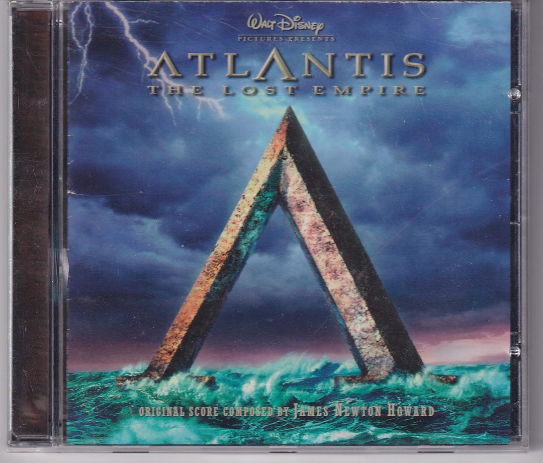 James Newton Howard – Atlantis: the Lost Empire Soundtrack CD | Disney ...